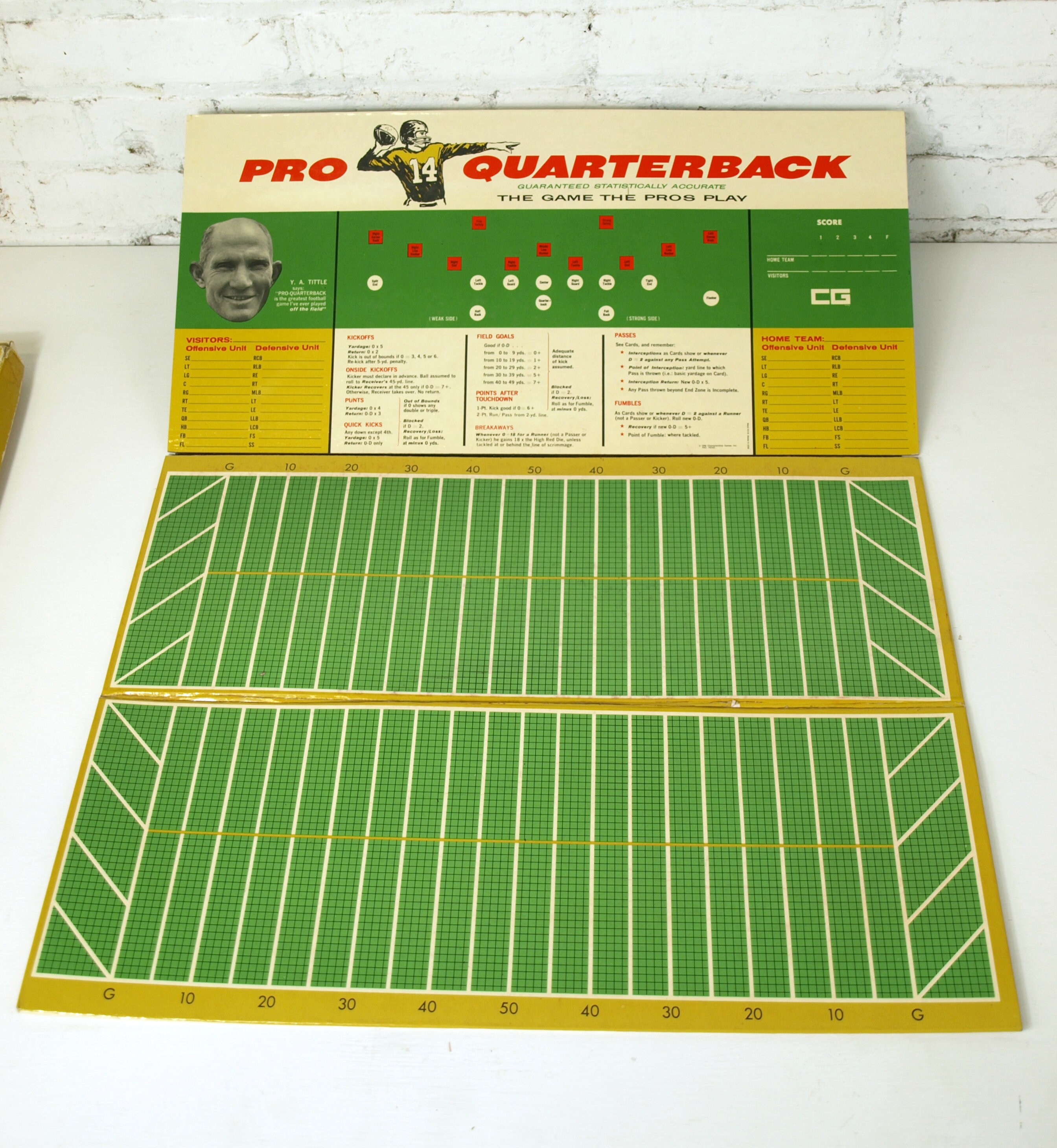Vintage Pro Quarterback by Championship Games Circa 1965 - Original Box ...