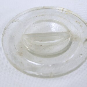 Antique Simplex Glass Screw on Mason Jar Lid / Cap and Antique Glass ...