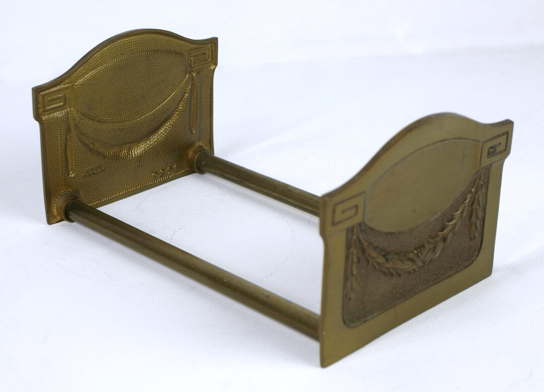 Antique Bronze Expandable Book Rack, Circa 1900 Real Bronze 9891 ...