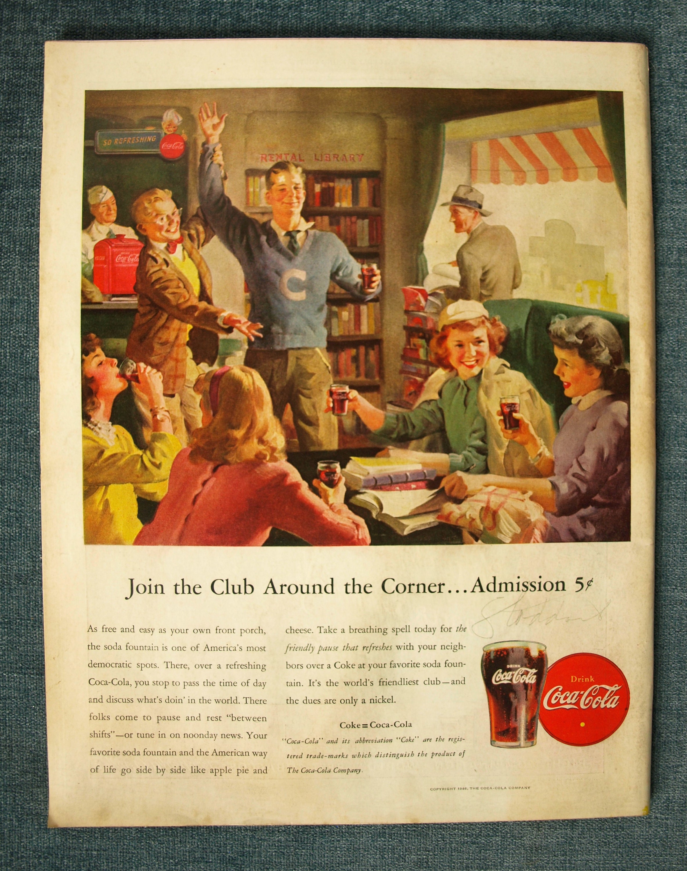 Post WW2 Era The Saturday Evening Post October 12 1946 with | Etsy