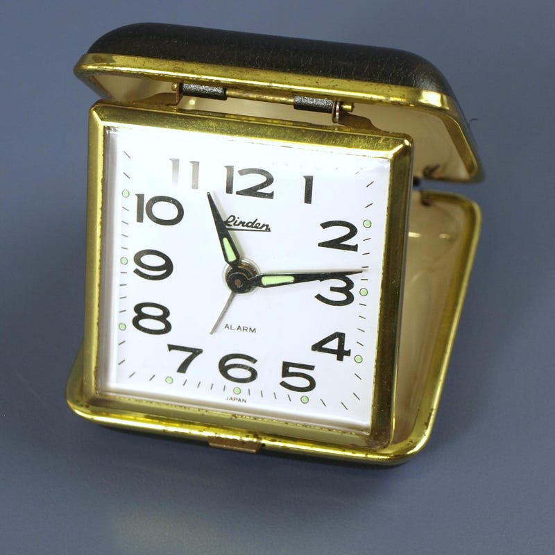 Vintage Travel Clock - Etsy