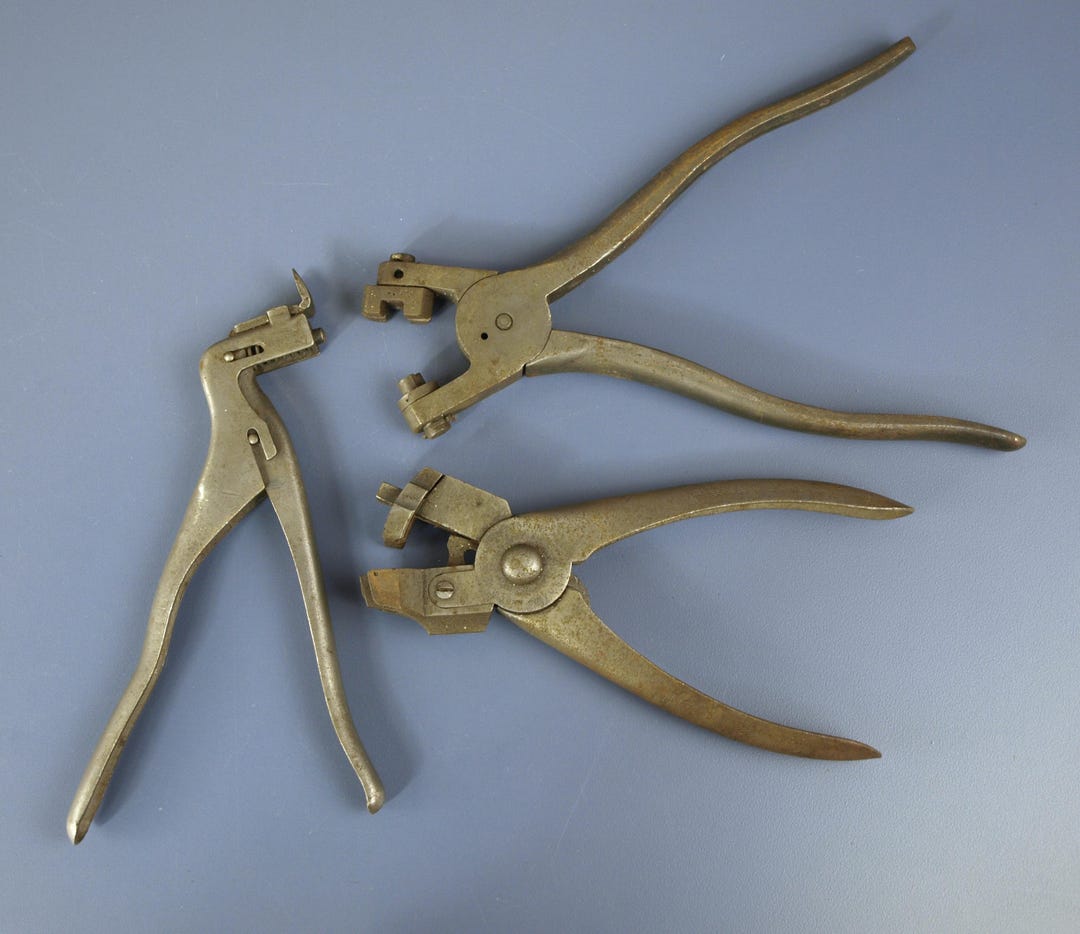 Vintage Hand Tools: Pin Stapling Tool by Herman Flee, Bi-ped Nail ...
