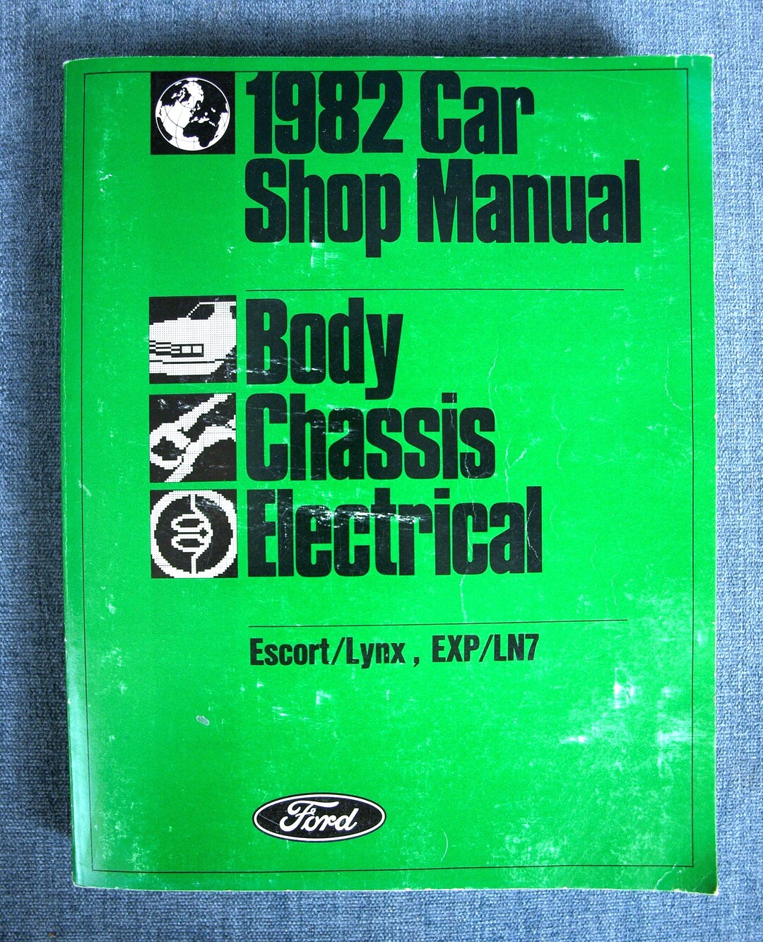 Ford Begleiter / Lynx EXP/LN7 1982 Car Shop Handbuch-Karosserie ...