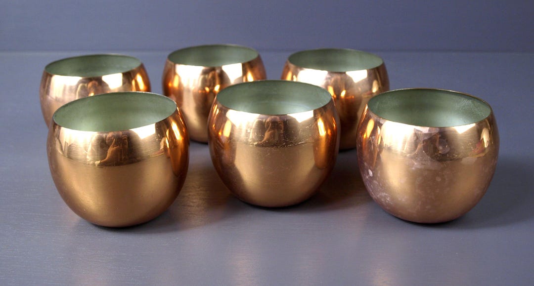Vintage Copper Craft Roly Poly Mule Cups, Circa 1970's - Set of 6 ...