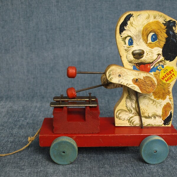 Vintage Pulling Toy - Etsy