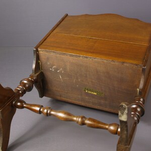 Vintage Wooden Magazine Newspaper Rack Holder, Made by Ferguson Bros ...