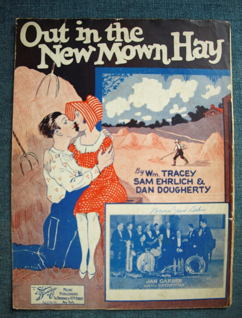 Out in the New Mown Hay by Wm. Tracey Sam Ehrlich & Dan - Etsy