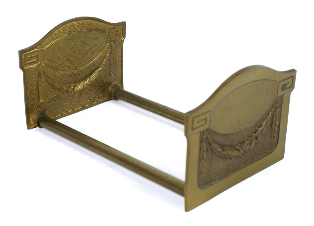 Antique Bronze Expandable Book Rack, Circa 1900 - Real Bronze #9891 ...