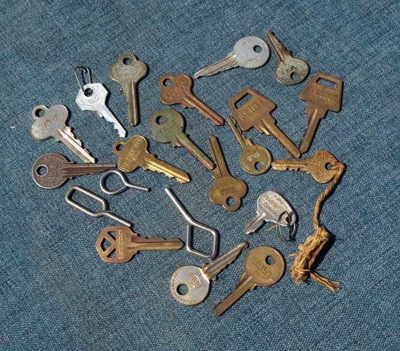 Vintage 21 Brass Keys AMF Harley Davidson 2 ILCO - Etsy