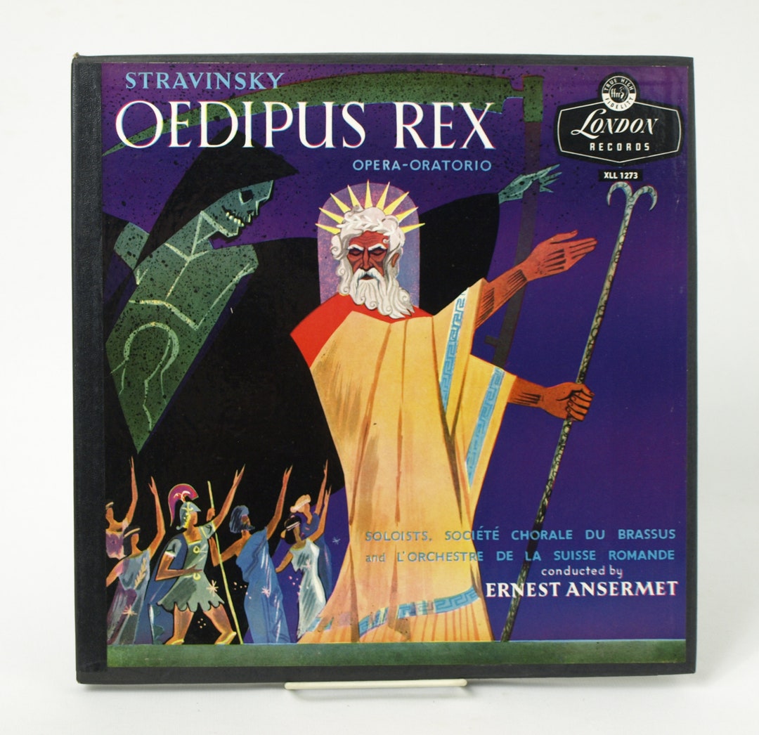 Vintage Boxed LP Set, "oedipus Rex" by Stravinsky - Orig. Libretto in ...