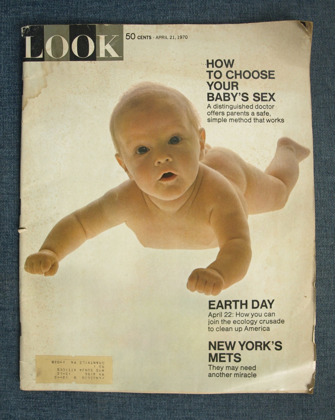 Vintage Issue of LOOK Magazine - April 21, 1970 Featuring "earth Day ...