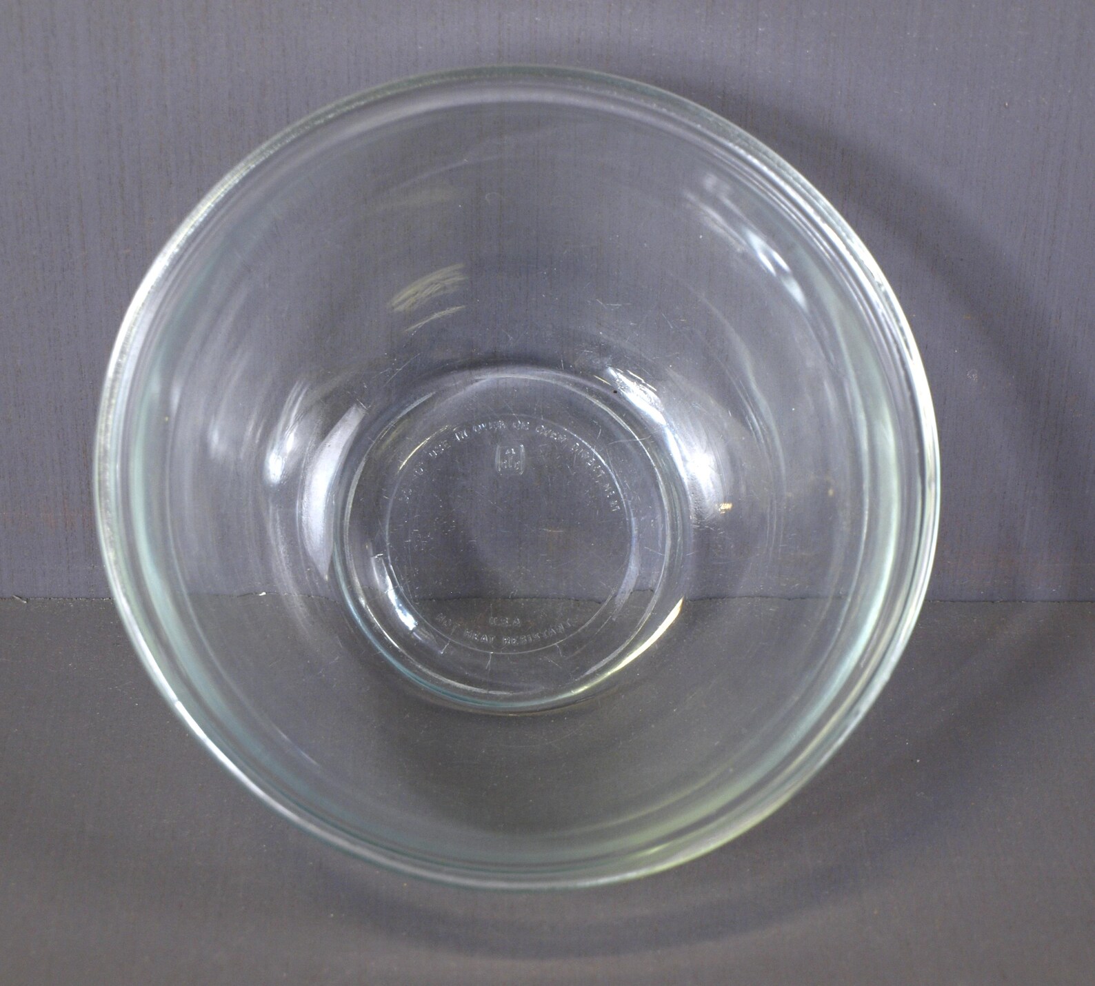Vintage Glass Mixing Bowls, Set of 3 Nested in Graduated Sizes - One ...