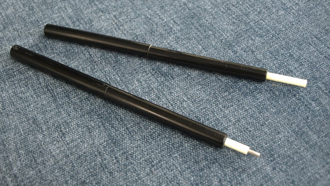 Vintage Test Probes With Retractable Safety Covers in Black 7 Long NOS ...