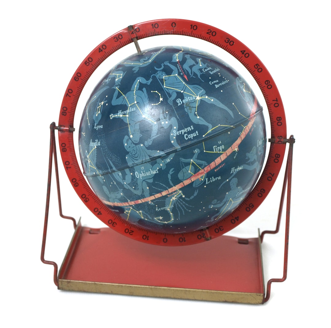 Vintage Rare 6 Celestial Globe on Stand Replogle - Etsy