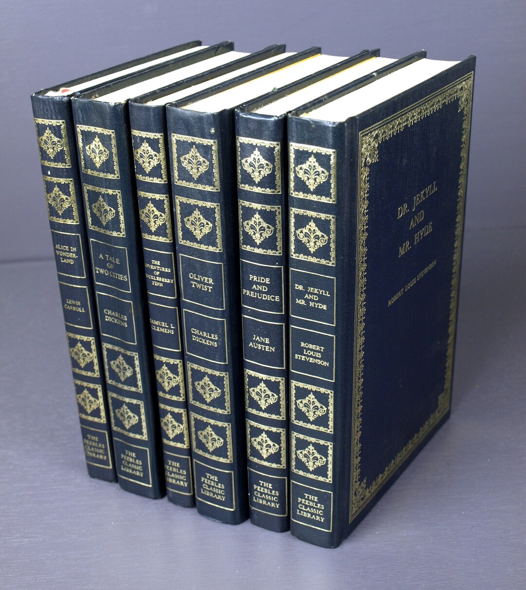 The Peebles Classic Library HC Book Set W Lewis Carroll, Charles ...