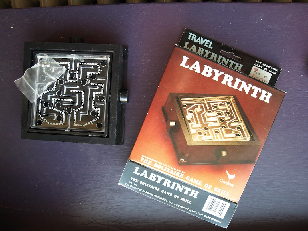 Vintage Travel Labyrinth Game No 188 by Cardinal Industries – the ...