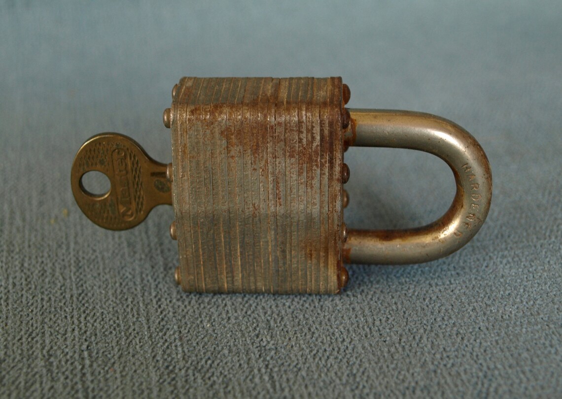 Vintage Master Lock No. 1 Padlock With Brass Key Works | Etsy
