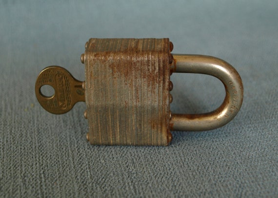 Vintage Master Lock No. 1 Padlock With Brass Key Works | Etsy