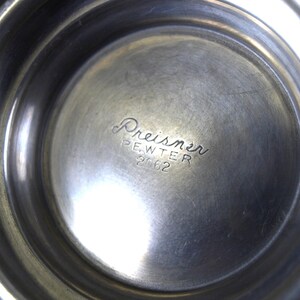 Vintage Preisner Pewter Hostess Set W/ Coffee Pot, Lidded Sugar Bowl ...