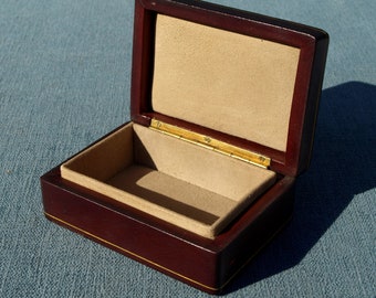 Leather Trinket Box | Etsy