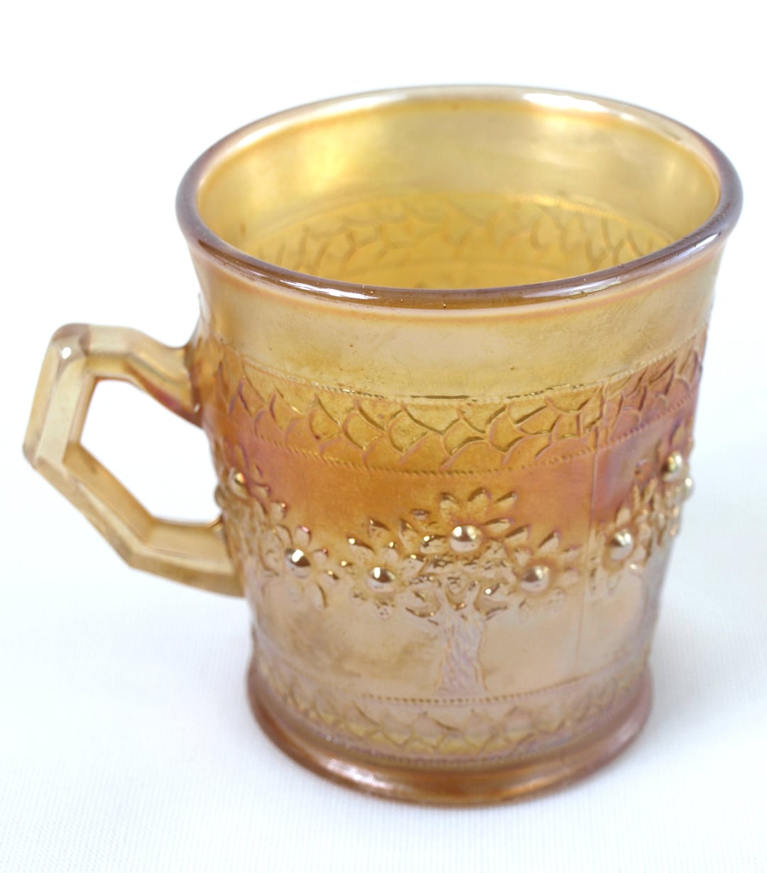 Antique Fenton "orange Tree Marigold" Shaving Mug, Circa 1911 - Fenton ...