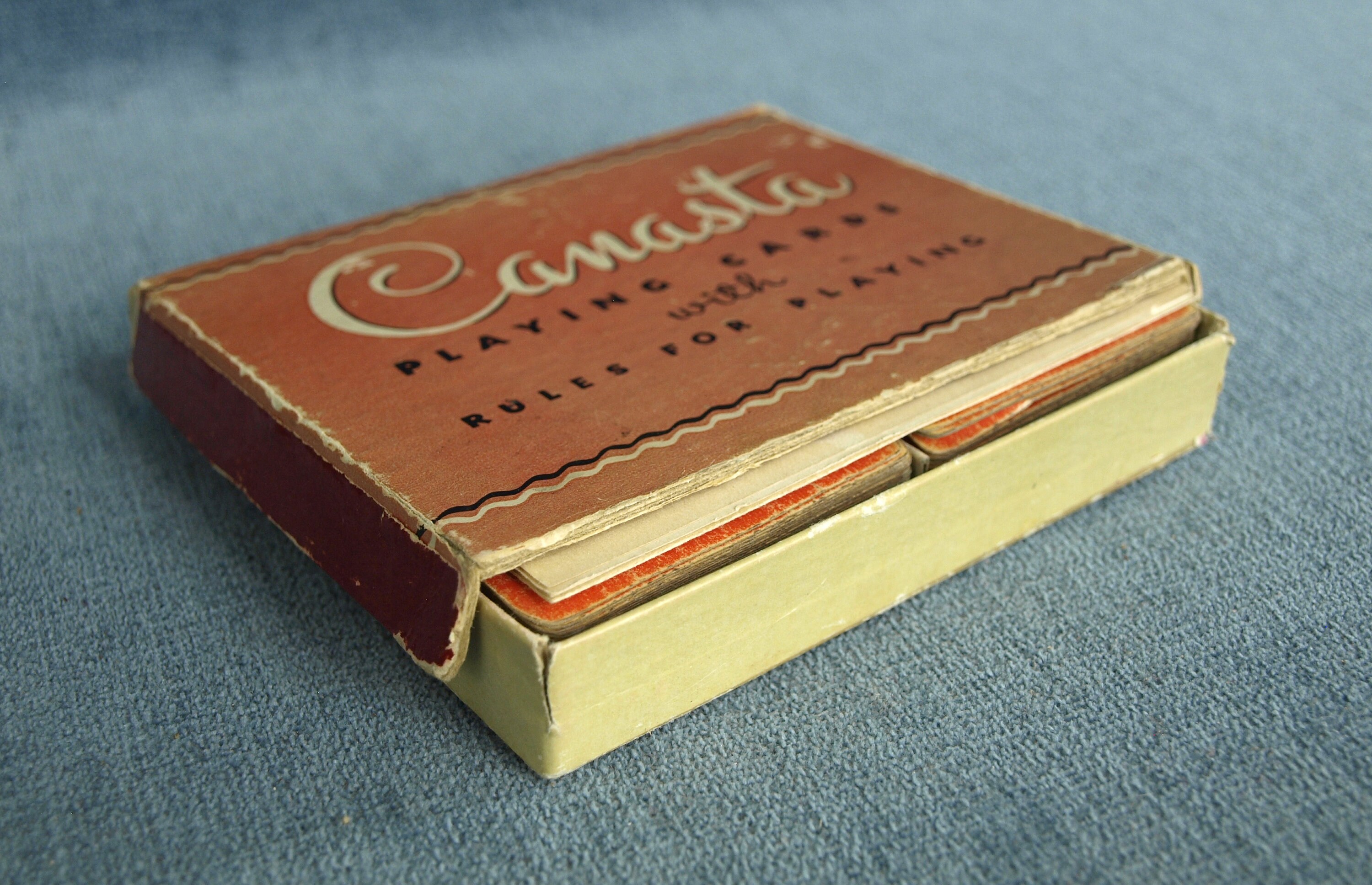 USA Vintage CANASTA Playing Cards and Rules for Playing Whitman ...