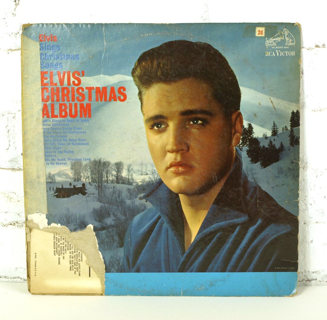 Elvis Presley - Elvis' Christmas Album Vinyl Record RCA Victor Double ...
