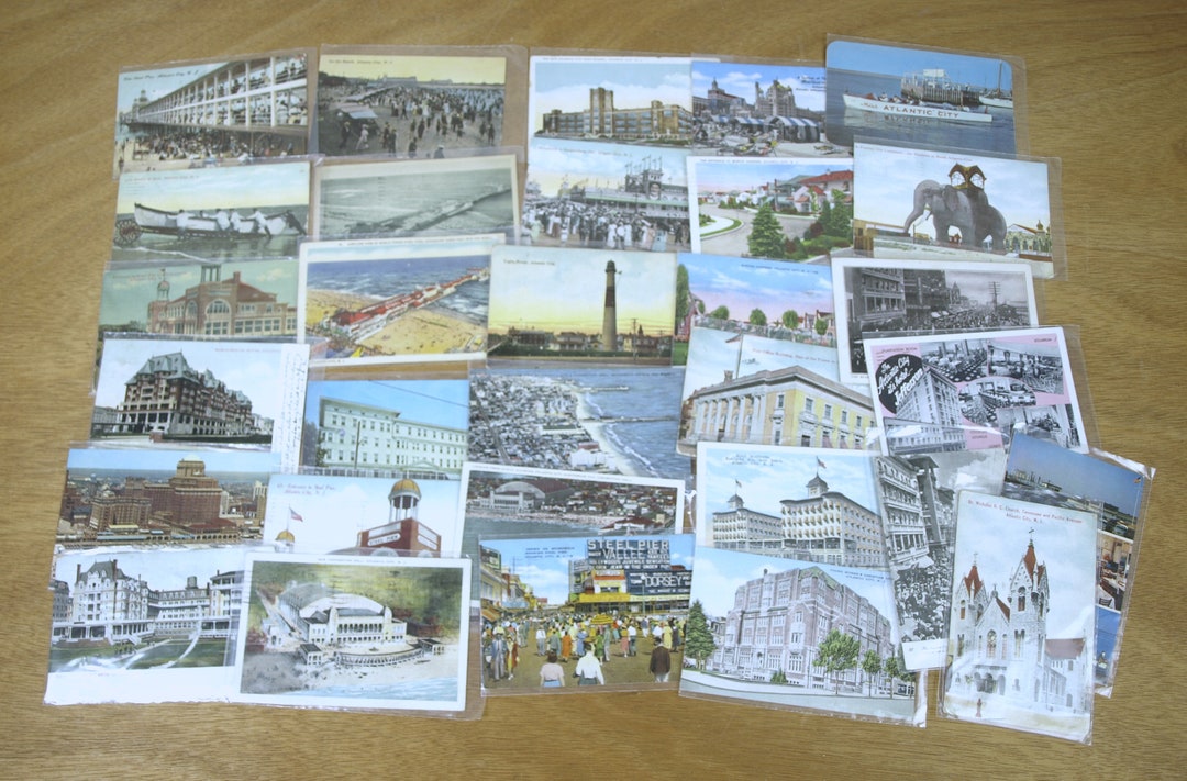 Vintage & Antique Atlantic City, New Jersey Postcard Collection, Most ...