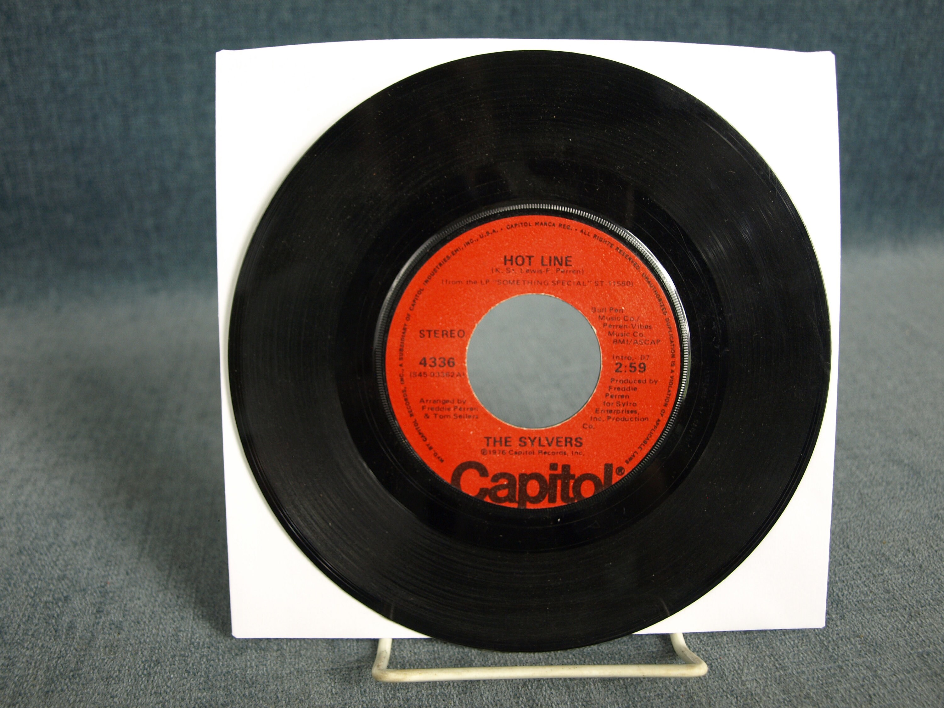 The Sylvers Hot Line & That's What Love is Made of 45 Rpm Capitol ...