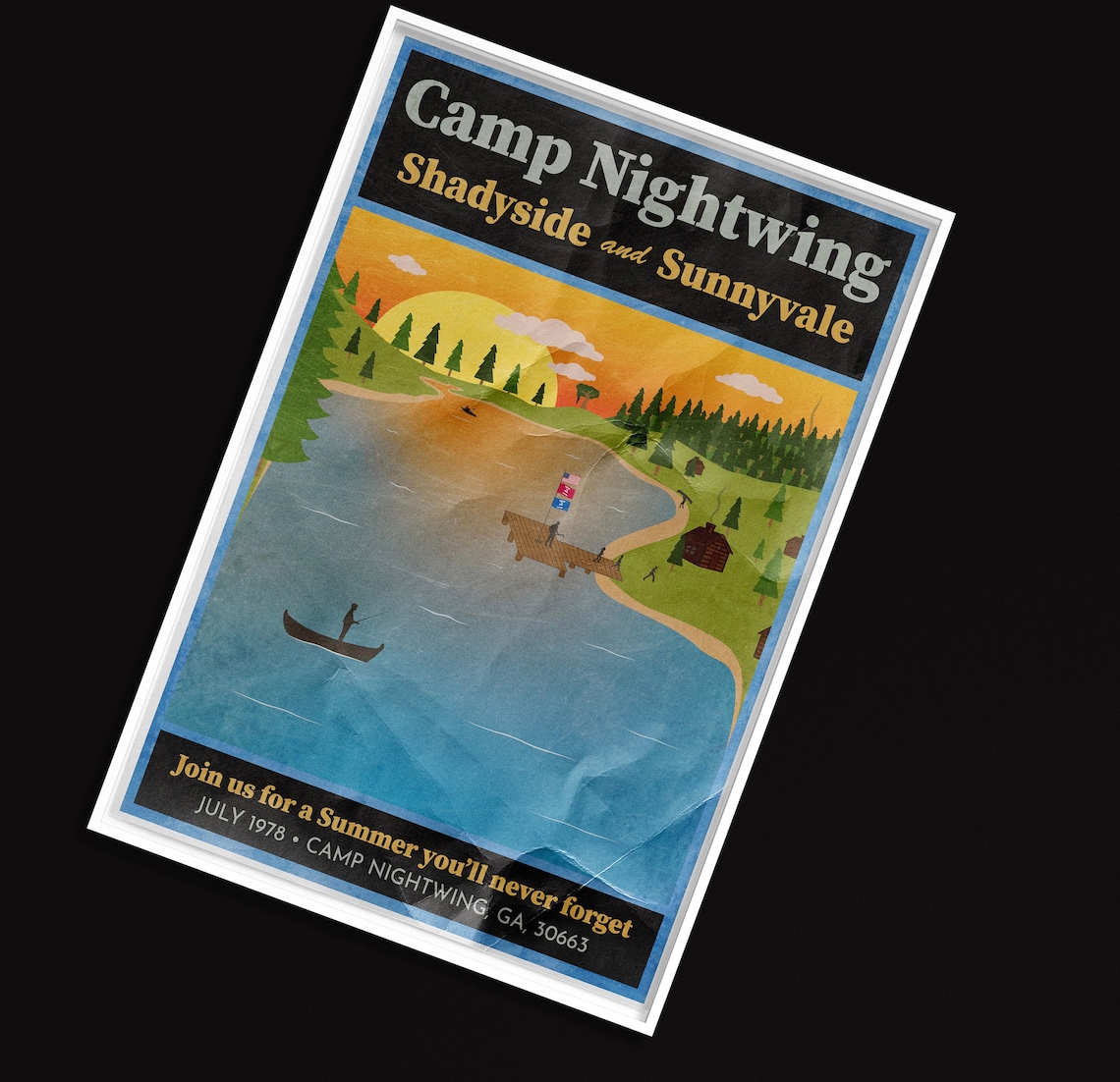 A4/A5 Fear Street Print: Part Two 1978 Camp Nightwing Poster - Etsy