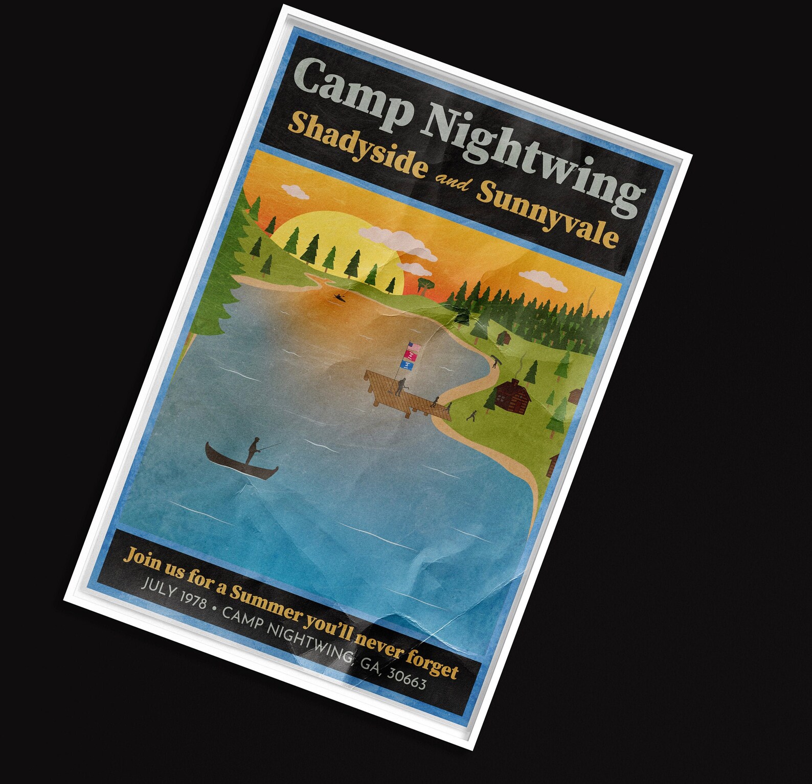 A4/A5 Fear Street Print: Part Two 1978 Camp Nightwing Poster - Etsy UK