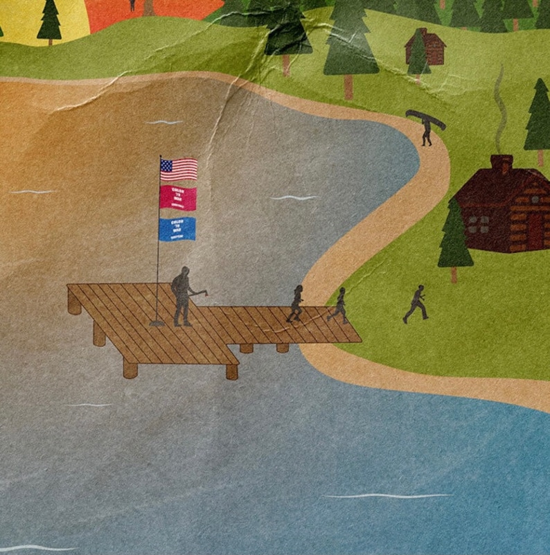 A4/A5 Fear Street Print: Part Two 1978 Camp Nightwing Poster - Etsy