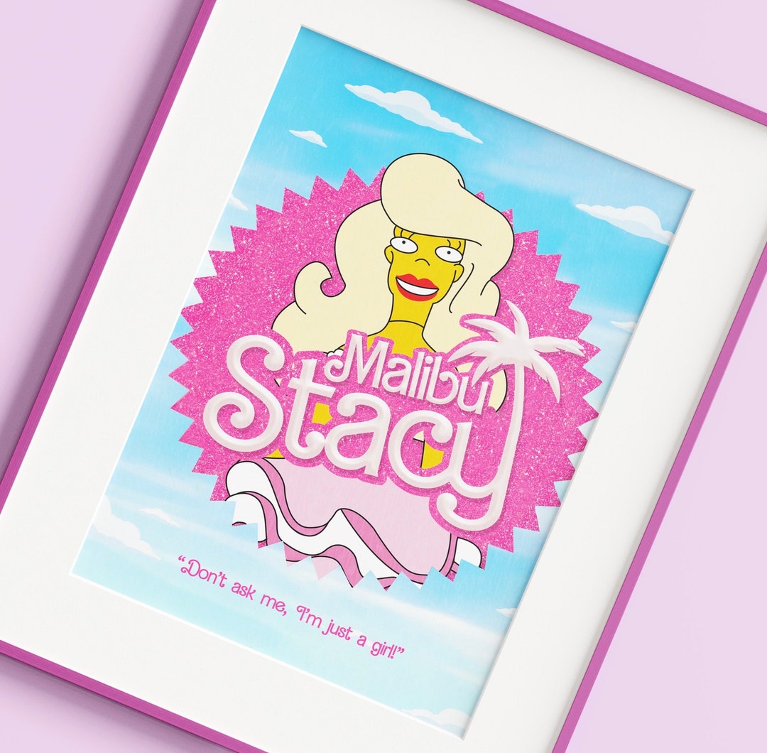 A4/A5 the Simpsons Print - Malibu Stacy Poster - Etsy