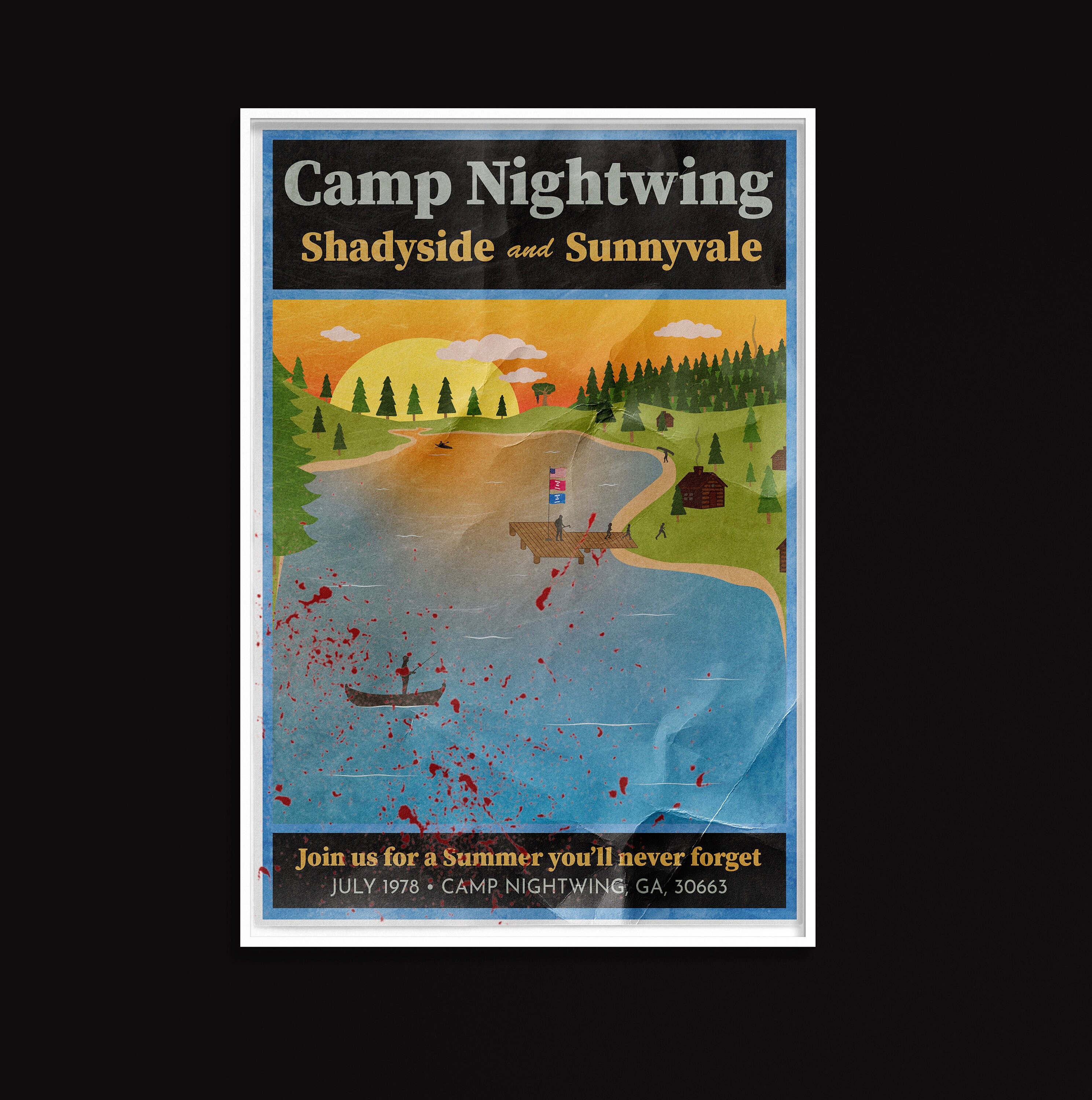 A4/A5 Fear Street Print: Part Two 1978 Camp Nightwing Poster - Etsy