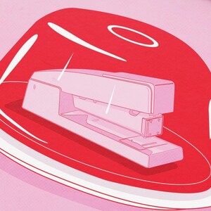 A4/A5 the Office US - Staple in Jello Poster - Etsy