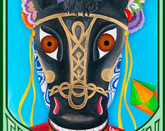 El Güegüense Original Fine Art Artist Signed and Numbered | Etsy