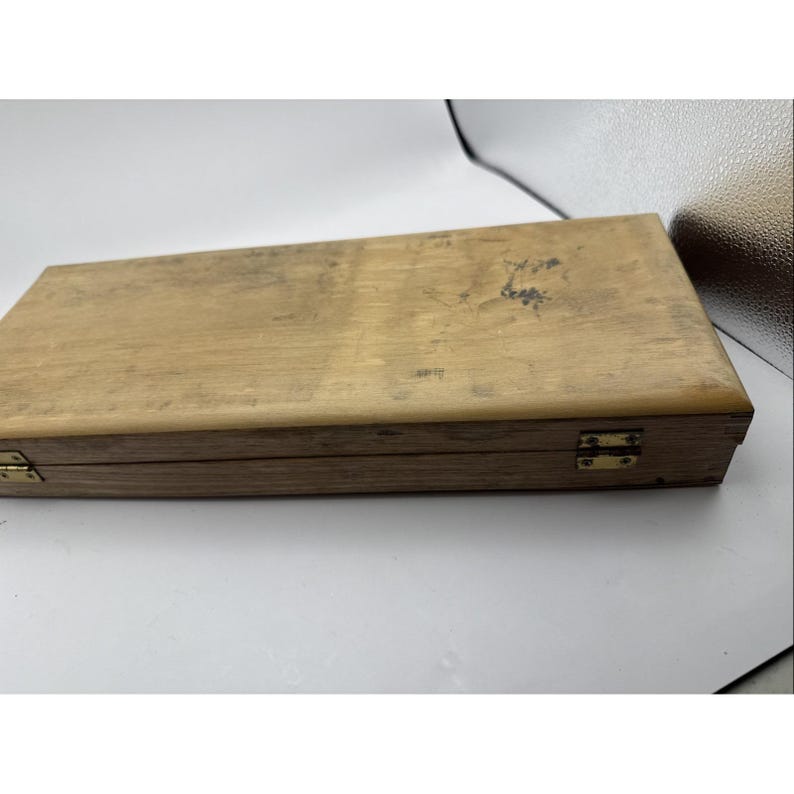 Unitech Vintage Drafting Lettering Set Japan Vintage With Wood Case - Etsy