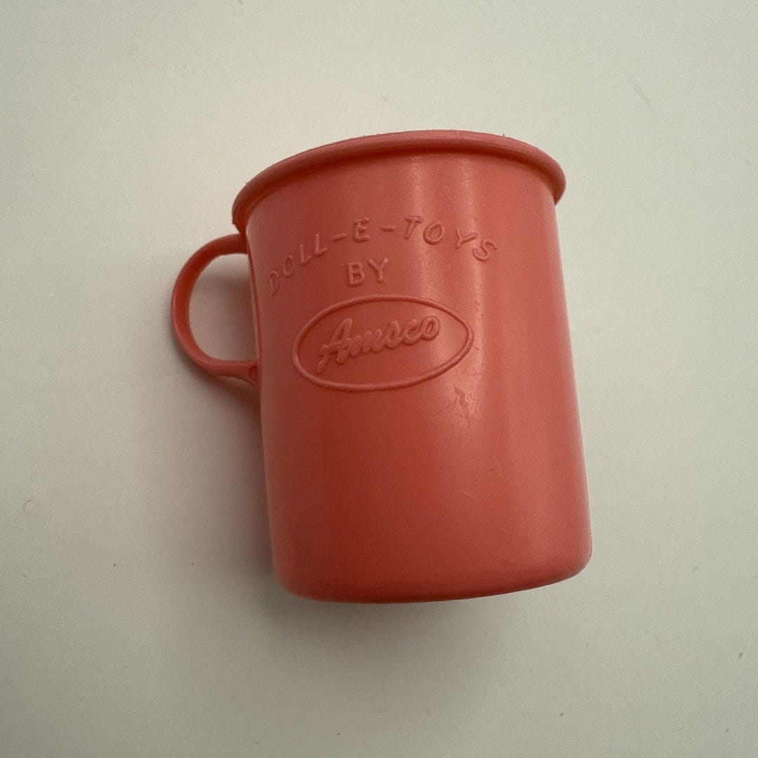 Vintage Amsco Doll-e-toys Pink Plastic Measuring Cup 1 7/8" Tall - Etsy