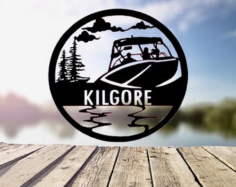 Metal Boat Sign - Etsy