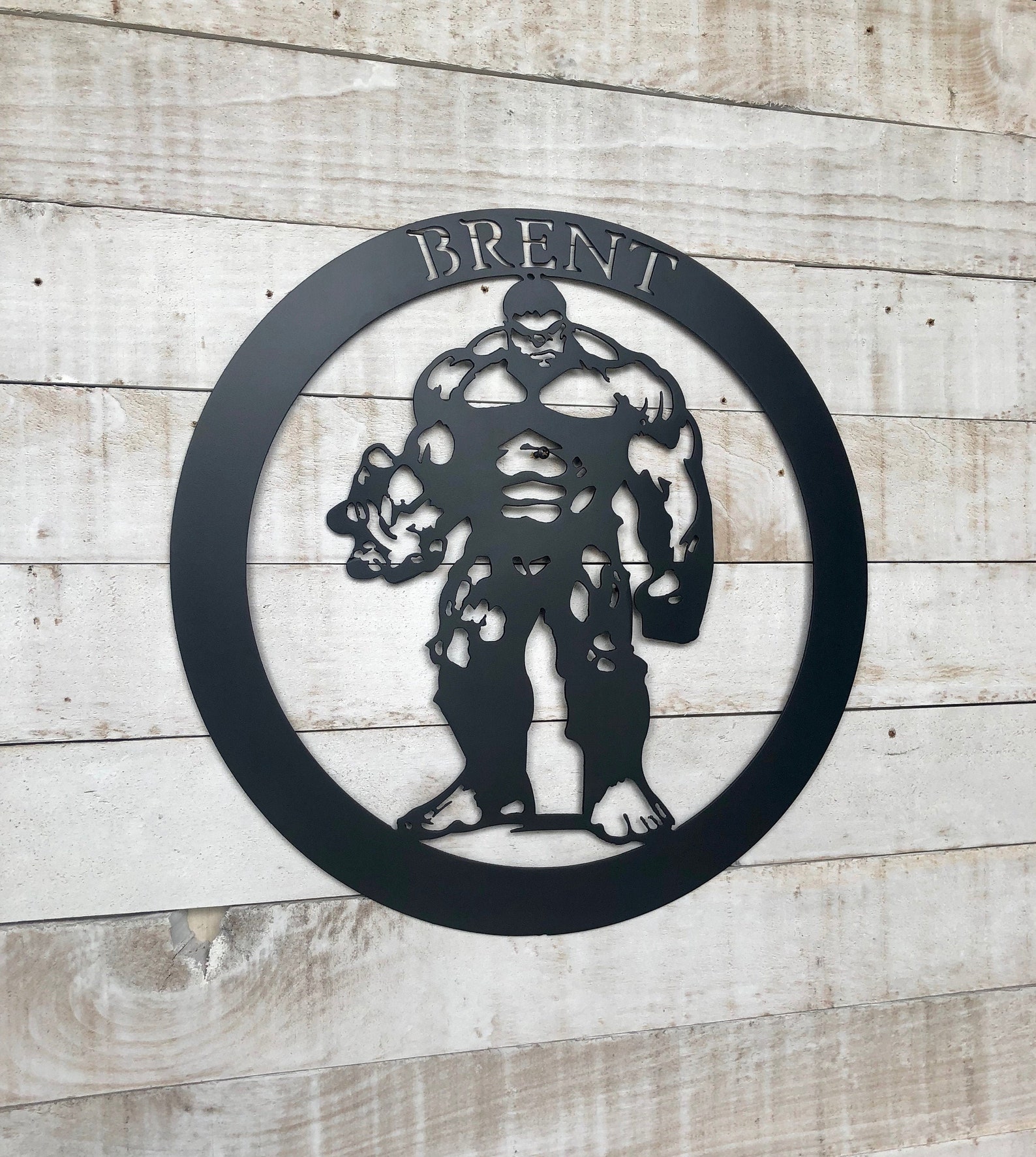 The Hulk Metal Sign Personalized Metal Art Marvel Decor | Etsy