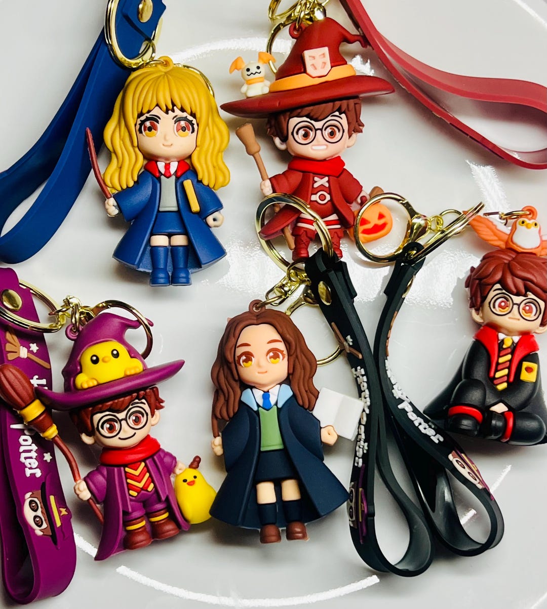 Wizard Keychain, Kawaii Accessories, Bag Tag, Backpack Tag, Magic ...