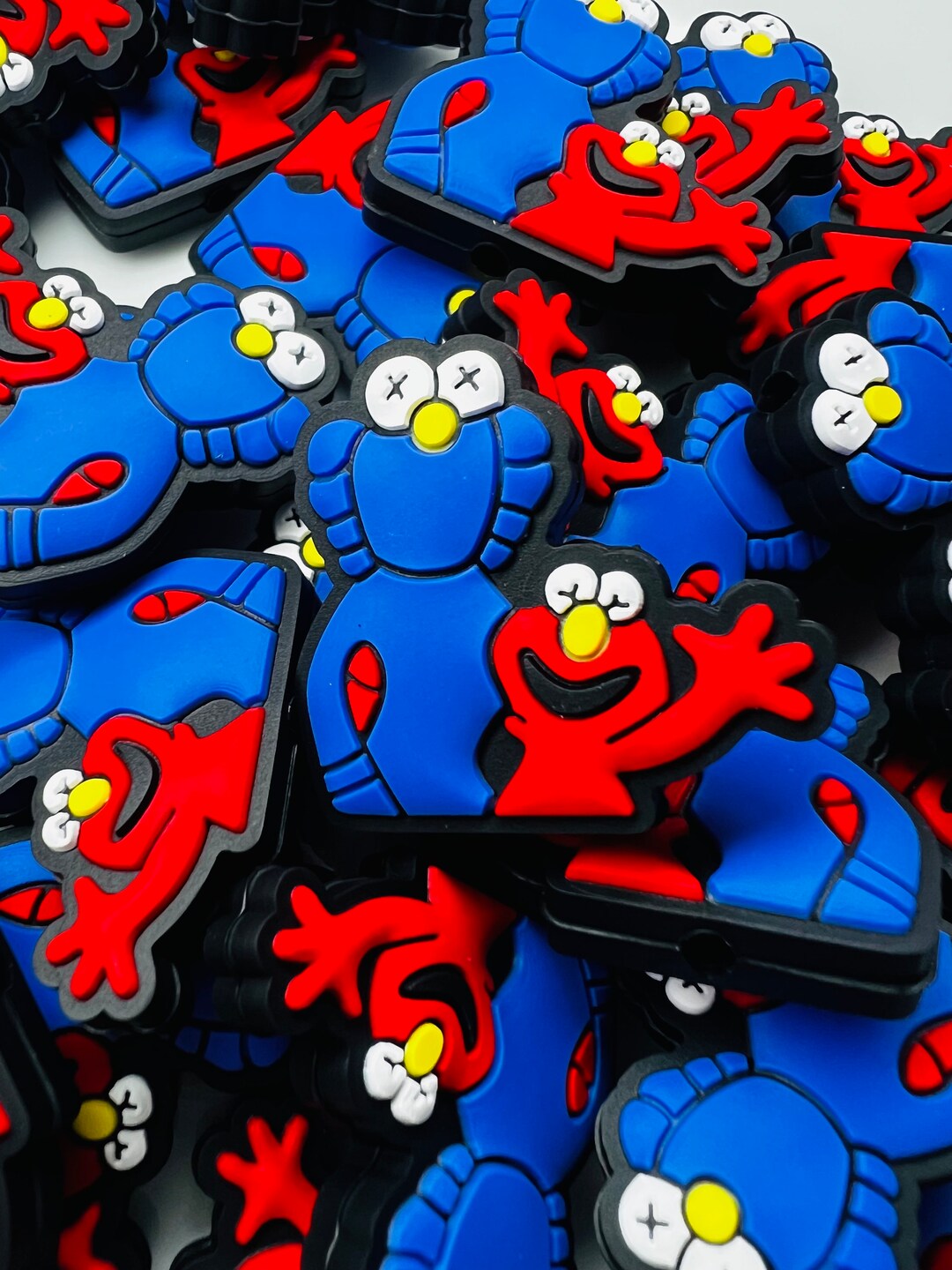 Cute Character Focal Beads, Red Focal Beads, Silicone Focal Beads, Pen ...