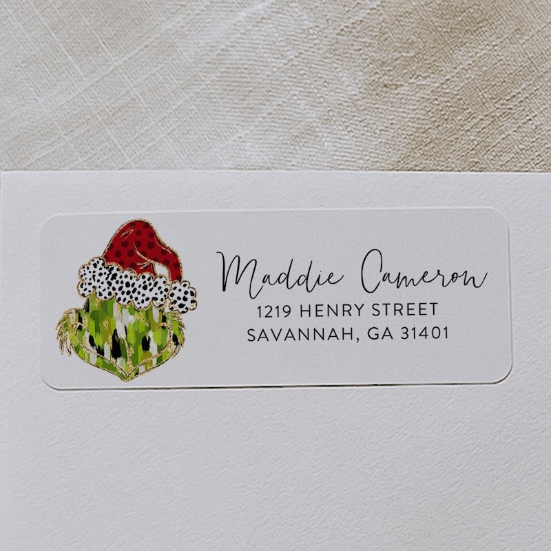 The Grinch Address - Etsy