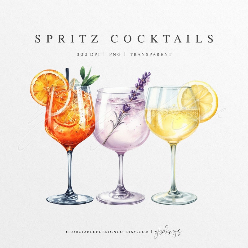 Hugo Spritz Clipart - Etsy