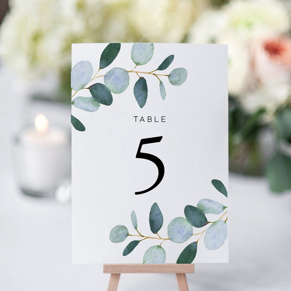 Eucalyptus Numbers - Etsy