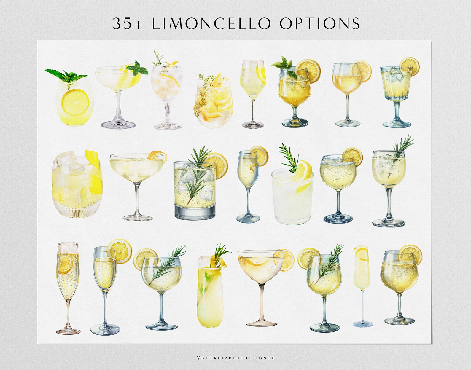 Printable Limoncello Spritz Bar Sign | Editable Limoncello Bar Sign ...