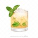 Mint Julep Watercolor Clipart Mint Julep Drink Illustration Custom ...