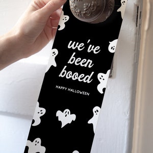 Printable You've Been Booed Set, Halloween We've Been Booed Sign, You ...