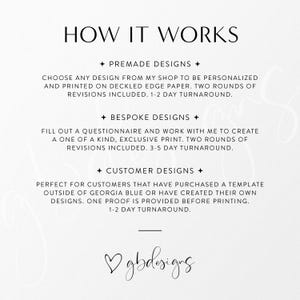 Deckled Edge Custom Signature Cocktail Sign, Signature Drink Sign ...