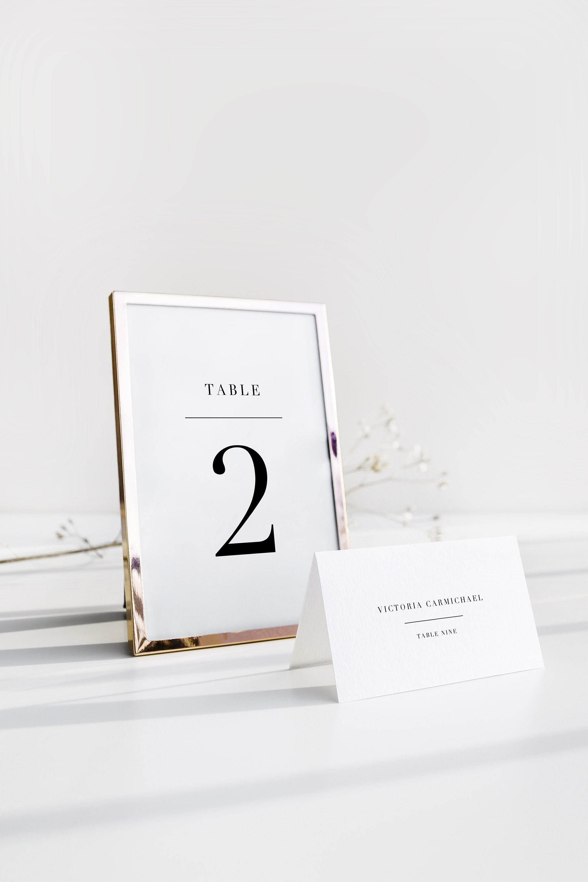 Printable Table Numbers Table Number Template Wedding - Etsy